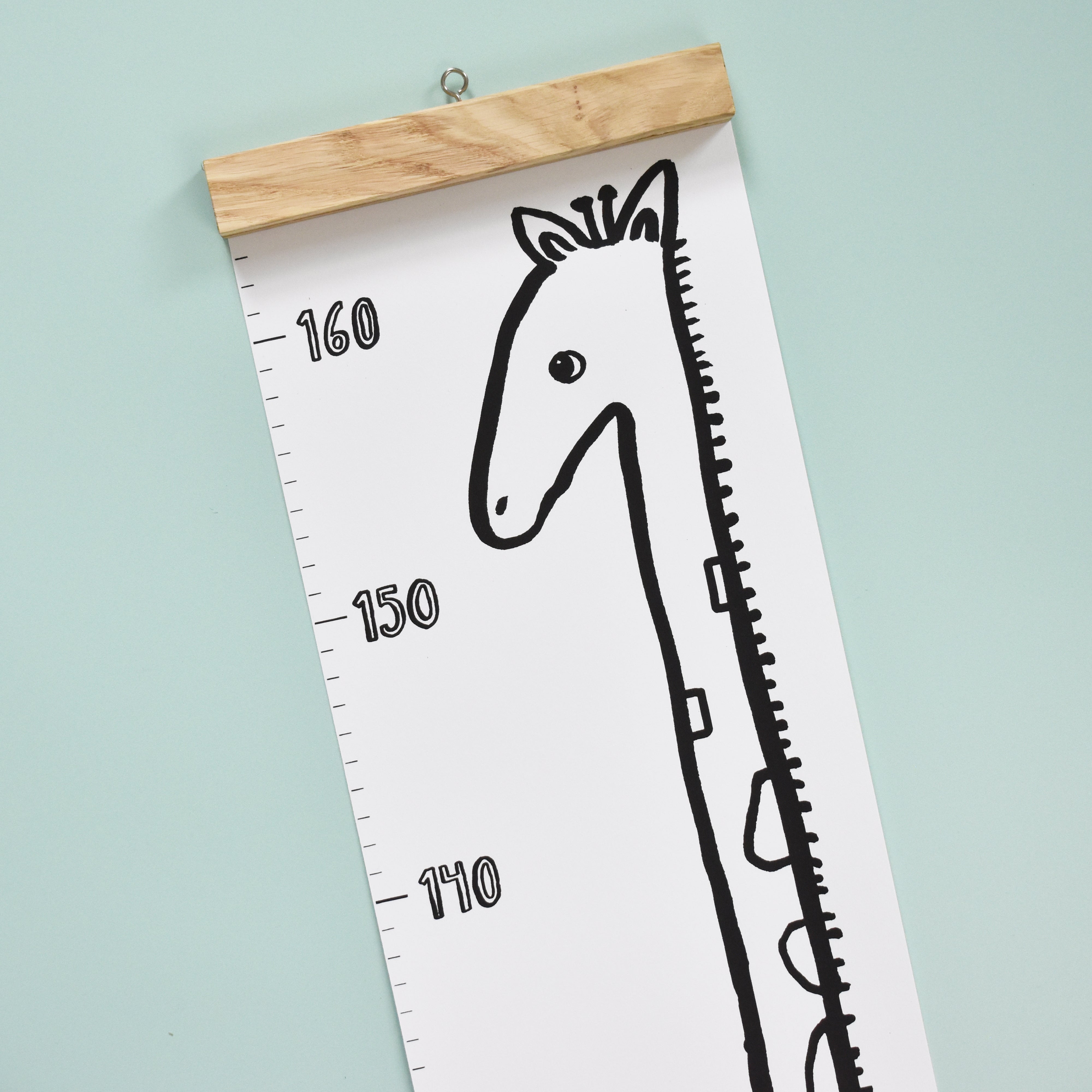 This stunning screen printed height chart would look lovely hanging in ...
